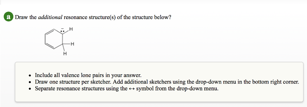 Solved Draw the additional resonance structure(s) of the | Chegg.com