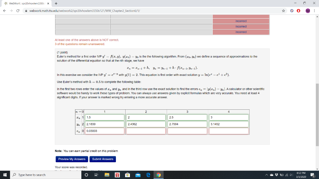Solved WebWork: sprzovhowiem3350 X + - 0x + c | Chegg.com