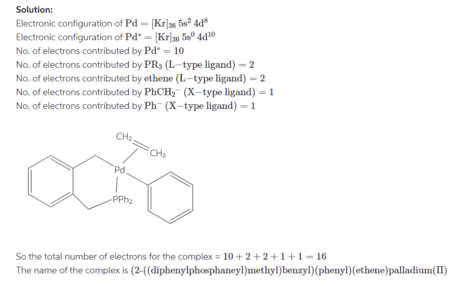i need to know,where to u find ligand PR3, ﻿PhCH2- | Chegg.com