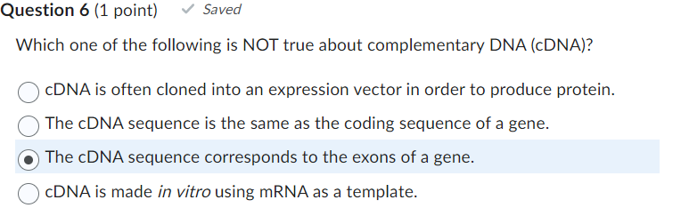 Solved Which one of the following is NOT true about | Chegg.com