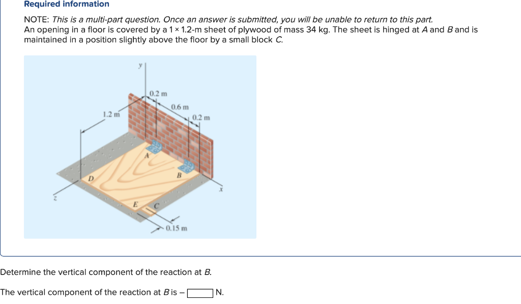 Solved Required information NOTE: This is a multi-part | Chegg.com