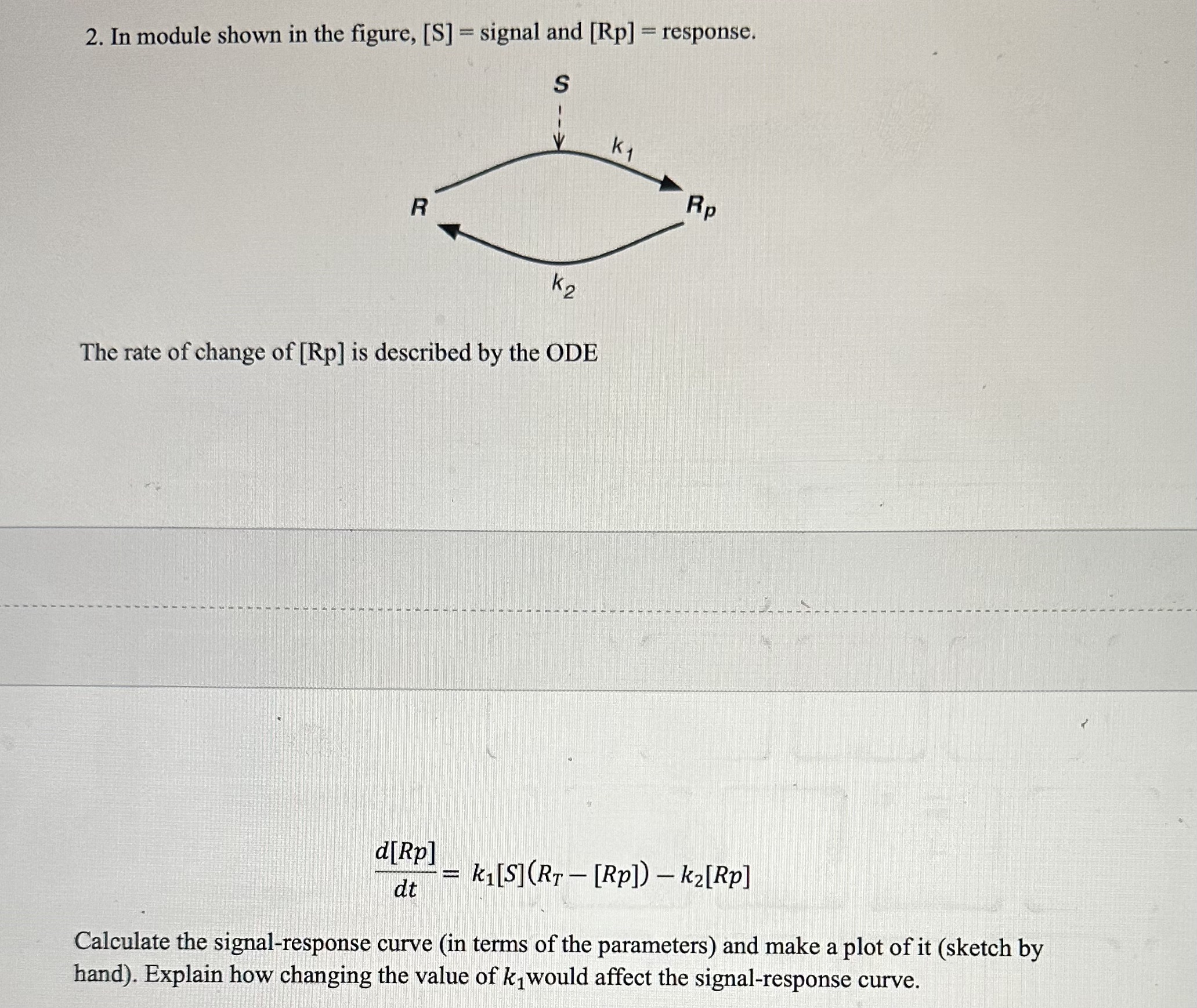 2. In module shown in the figure, [S]= signal and | Chegg.com