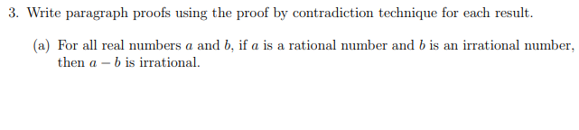 Solved 3. Write paragraph proofs using the proof by | Chegg.com