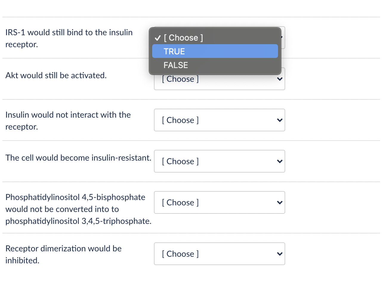 Solved Insulin receptor Insulin PIP2 PIP3 PDK1 | Chegg.com