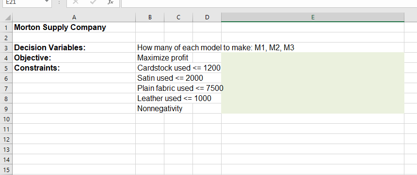AutoSave Exercise 5 QMB 4680 Fall 2020 - Excel File | Chegg.com