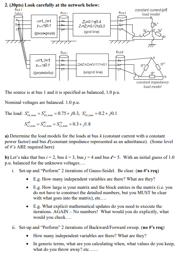 Solved (30pts) ﻿Look carefully at ﻿the network below:The | Chegg.com
