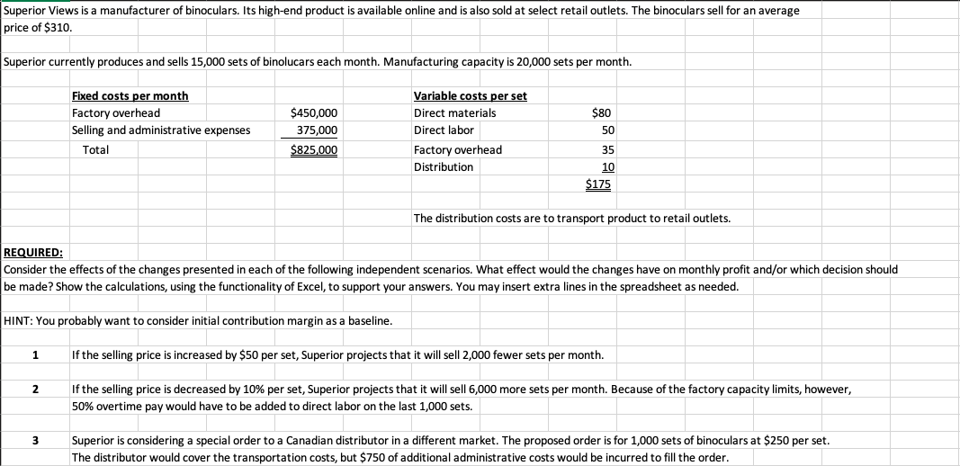Solved The distribution costs are to transport product to | Chegg.com