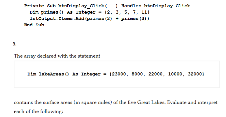 Visual Basic Please do following in Microsoft Visual | Chegg.com