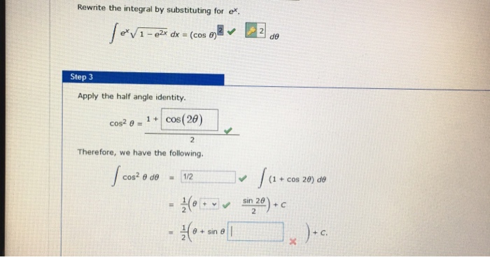 Solved Find the indefinite integral. Step 1 To solve the | Chegg.com