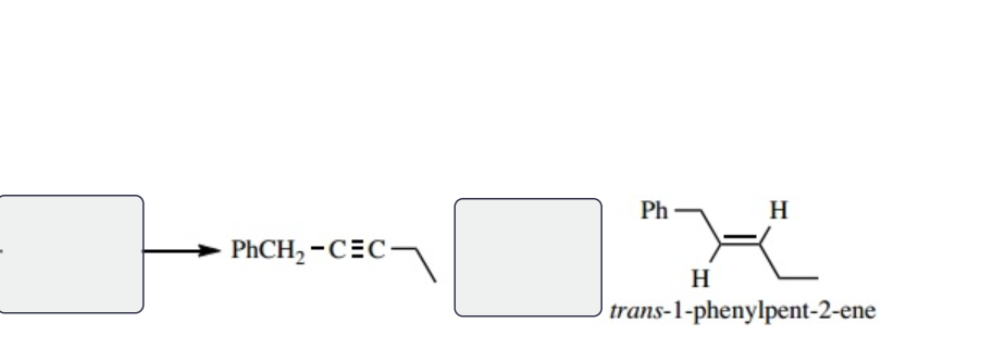 Solved Part D trans-1-phenylpent-2-ene Identify the reagents | Chegg.com