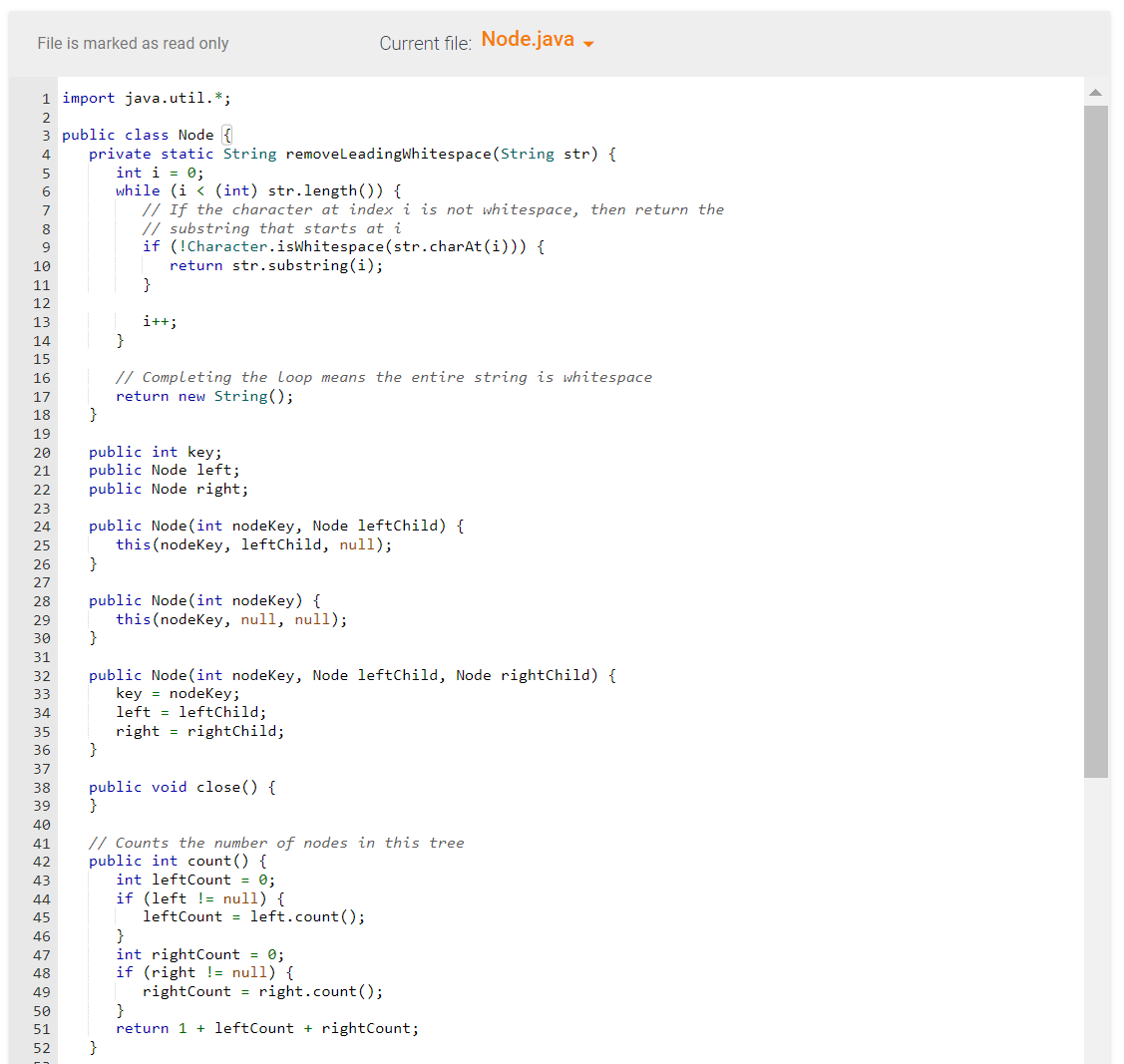 Solved Hello. I have a code for this program that is not | Chegg.com