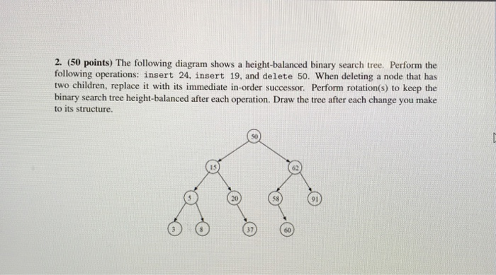 Solved 2. (50 points) The following diagram shows a | Chegg.com