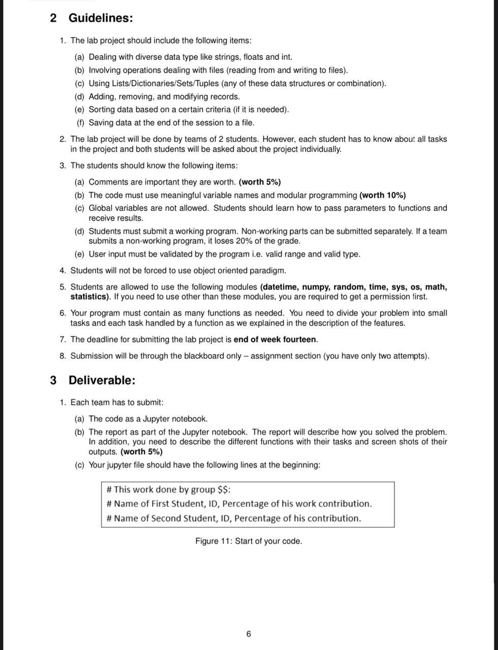 Develop a menu driven complete program that can | Chegg.com