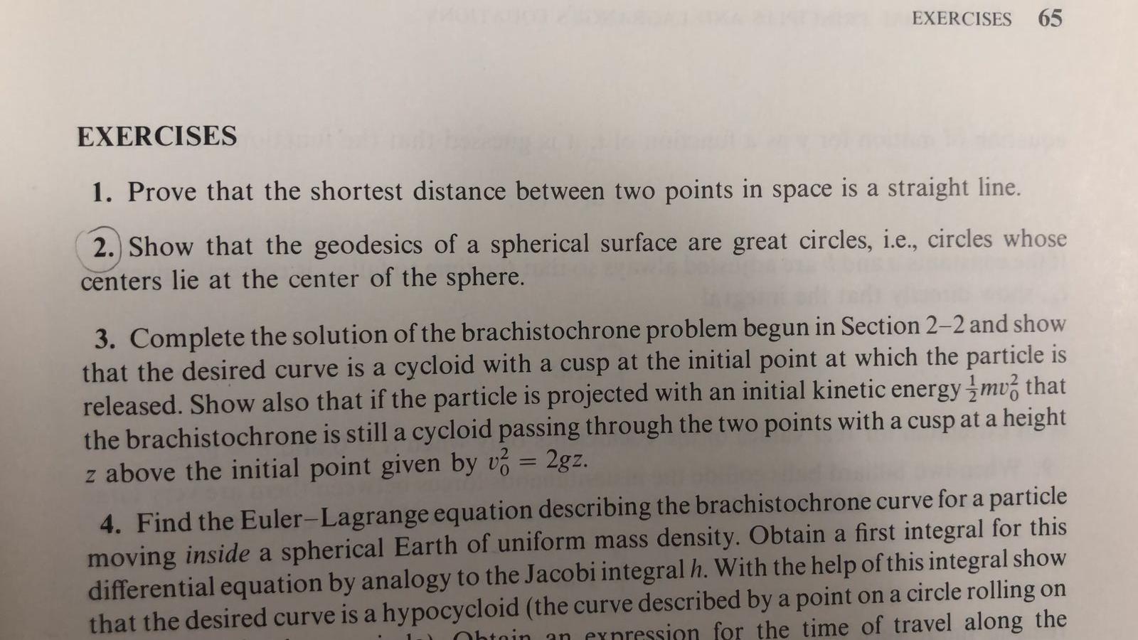 Solved at classical mechanics book by Goldstein snd edition | Chegg.com