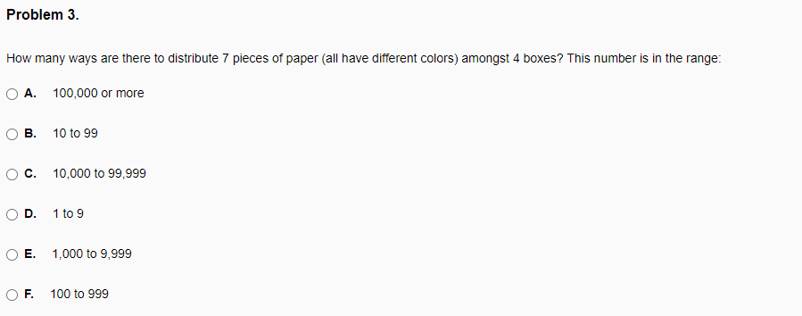 Solved How many ways are there to distribute 7 pieces of | Chegg.com