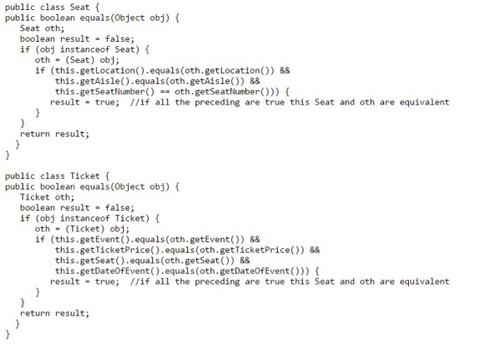 Solved Attached FilesTicket Test java (1.642 KB) Seat and | Chegg.com