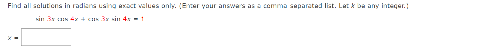 Solved Find All Solutions In Radians Using Exact Values
