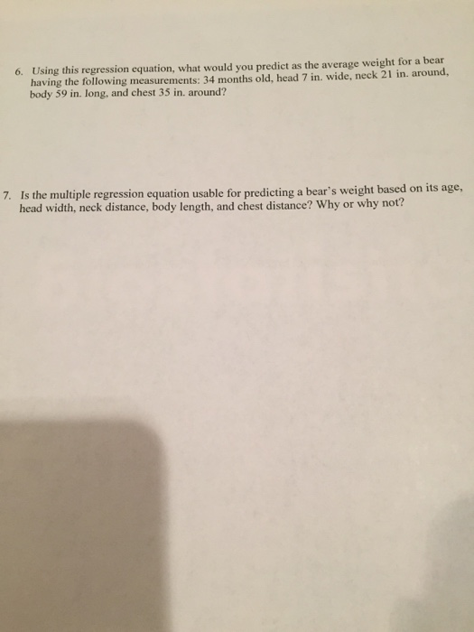 Solved The following multiple linear regression problem is | Chegg.com