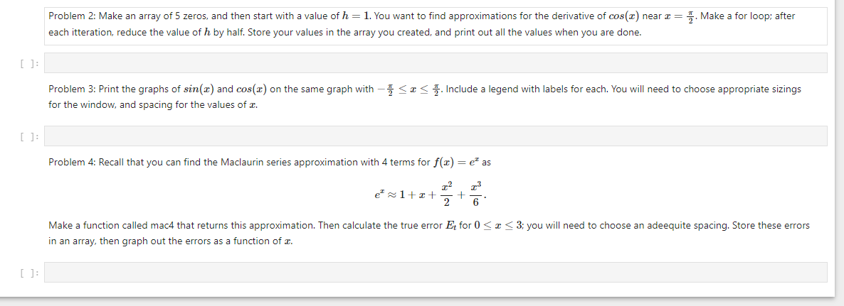 Solved Problem 2: Make an array of 5 ﻿zeros, and then start | Chegg.com