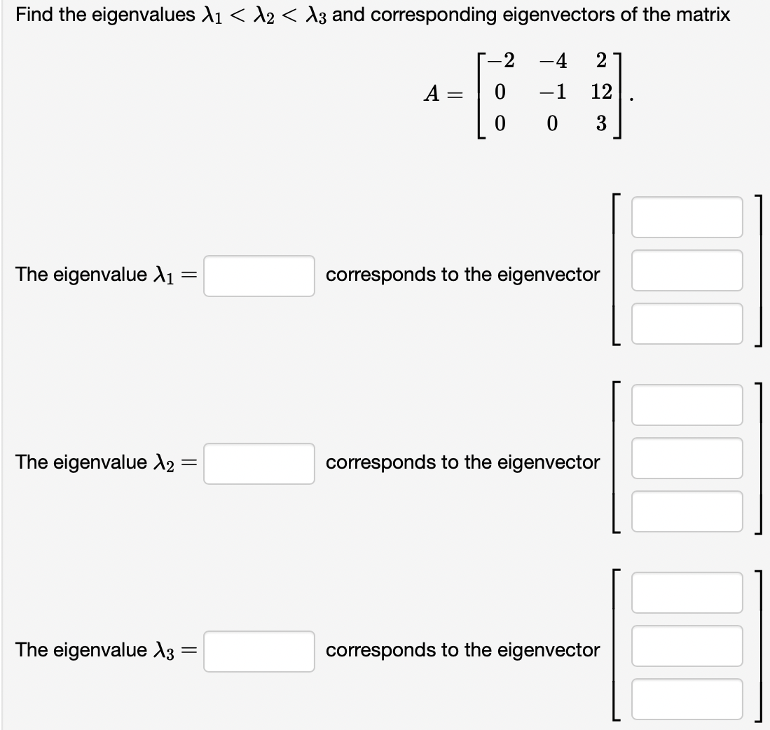 Solved Find The Eigenvalues λ1 6890