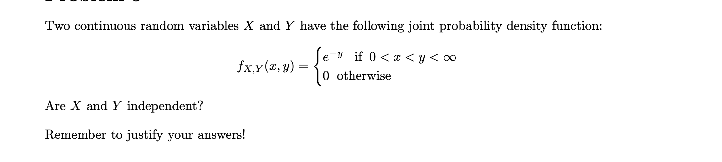 Solved Two continuous random variables X and Y have the | Chegg.com