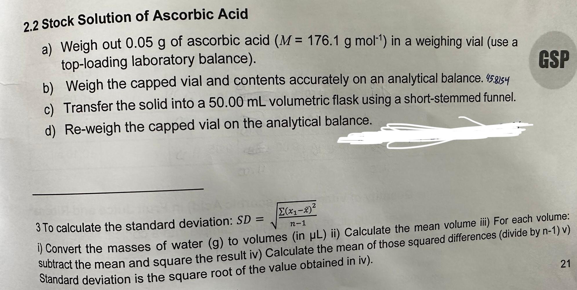 Results Determination of Error in Auto-Pipette | Chegg.com