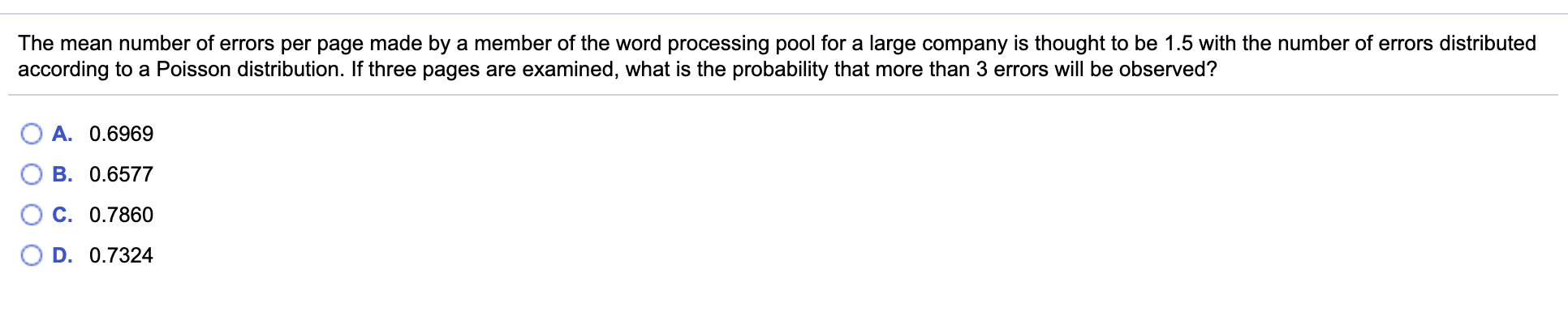 Solved The mean number of errors per page made by a member | Chegg.com