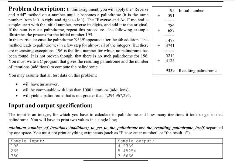 Solved Problem Description In This Assignment You Will 1477