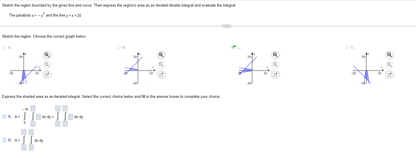 Solved Sketch the region bounded by the given line and | Chegg.com