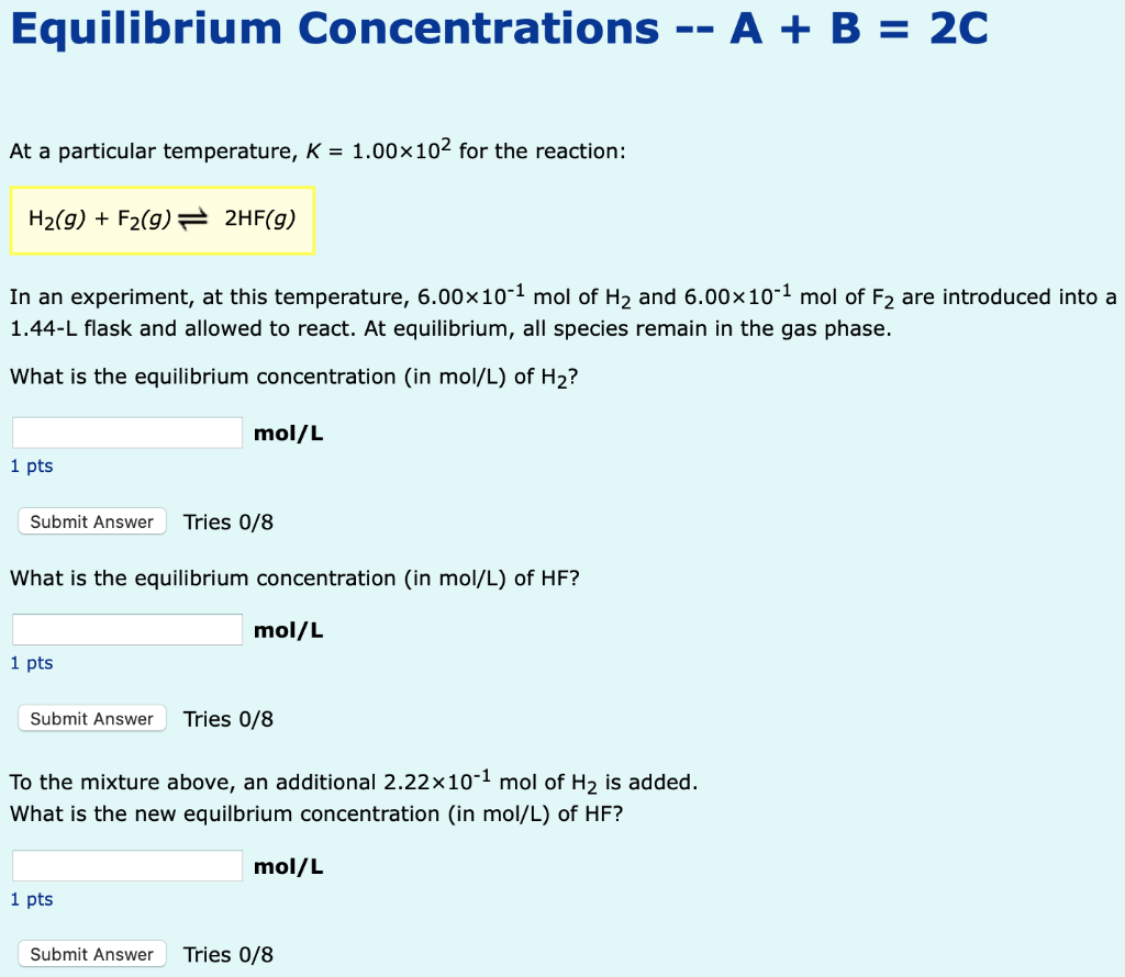 Solved Combining Reactions and Equilibrium Constants Given: | Chegg.com