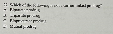 Solved 22. Which of the following is not a carrier-linked | Chegg.com