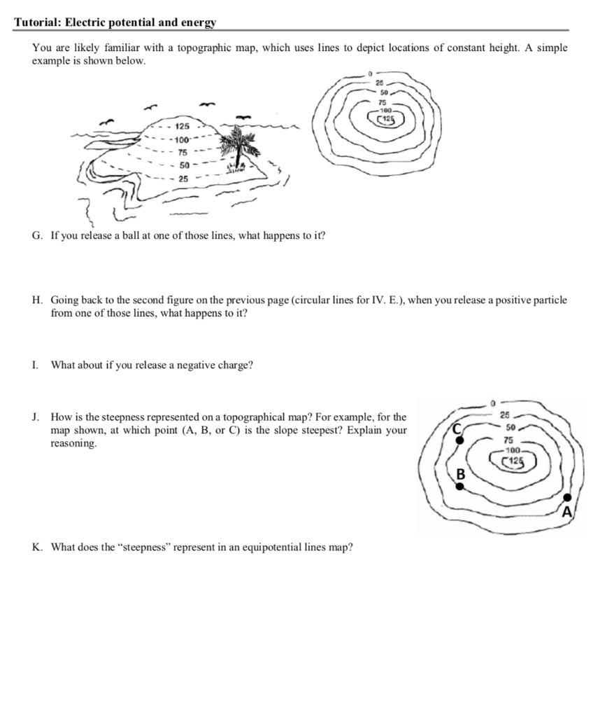 Tutorial: Electric potential and energy You are | Chegg.com