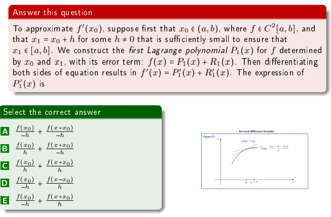 Solved Answer this question To approximate f′(x0), suppose | Chegg.com