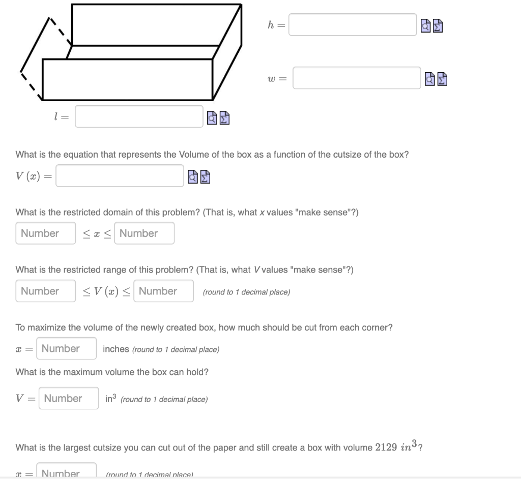 Solved We are constructing a box from a rectangular piece of | Chegg.com