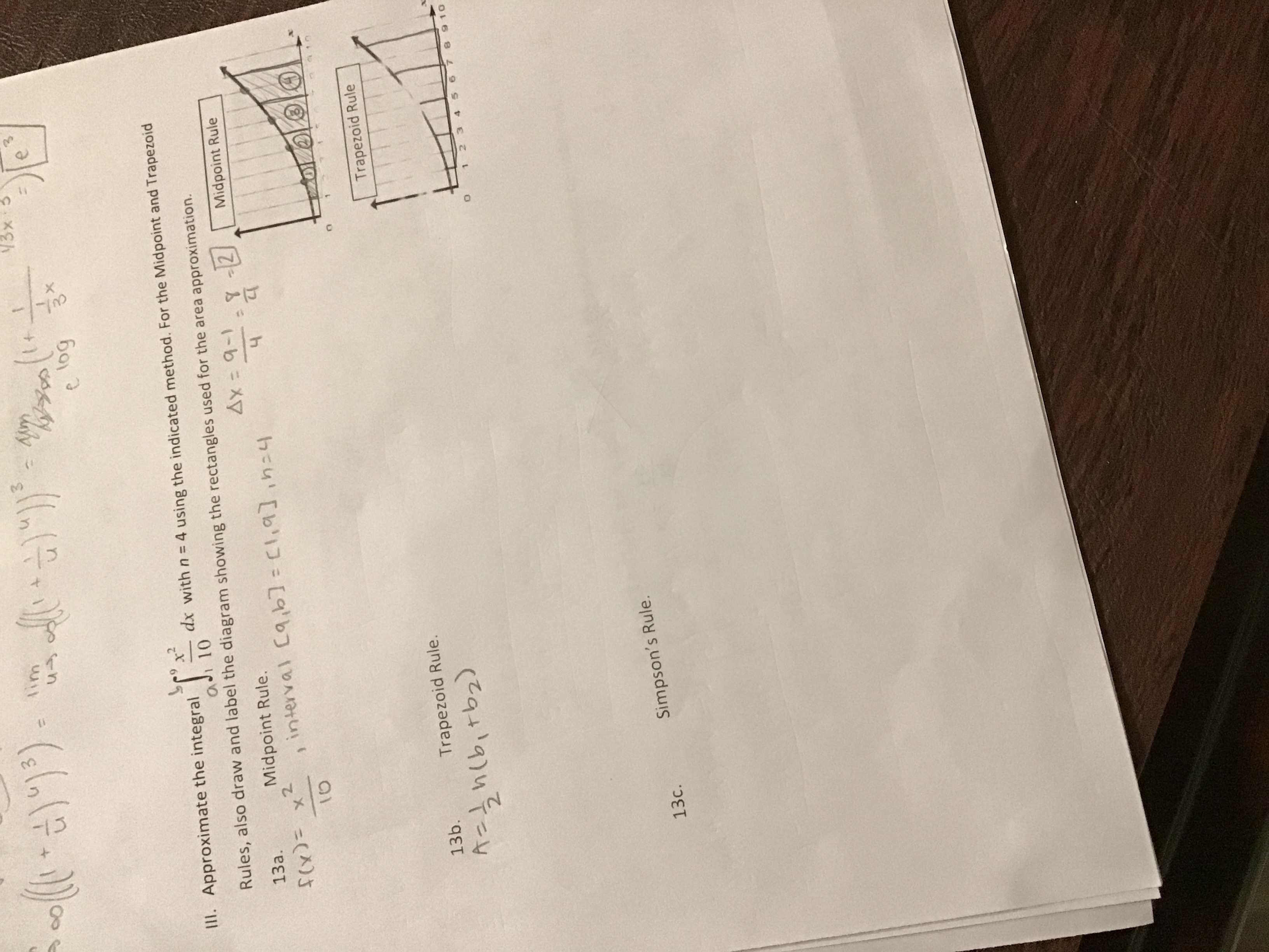 Solved 111. Approximate the integral ∫1b10x2dx with n=4 | Chegg.com