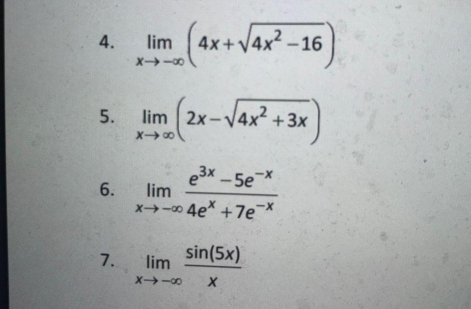 Solved Analytically determine whether the following | Chegg.com