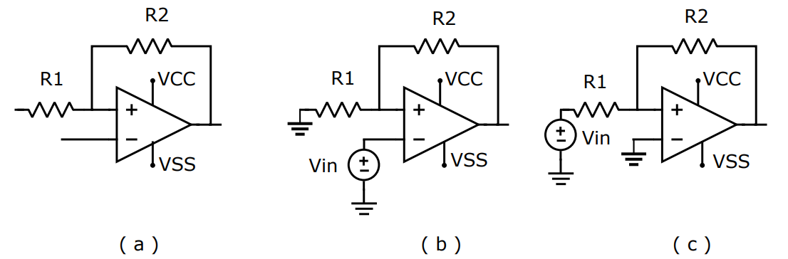 Solved Calculate Vth and Vtl for the three circuits of the | Chegg.com