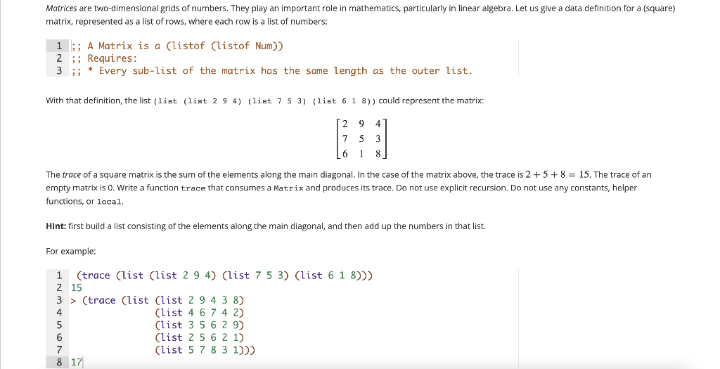 Solved Solve in Dr Racket (Intermediate Student with Lambda) | Chegg.com