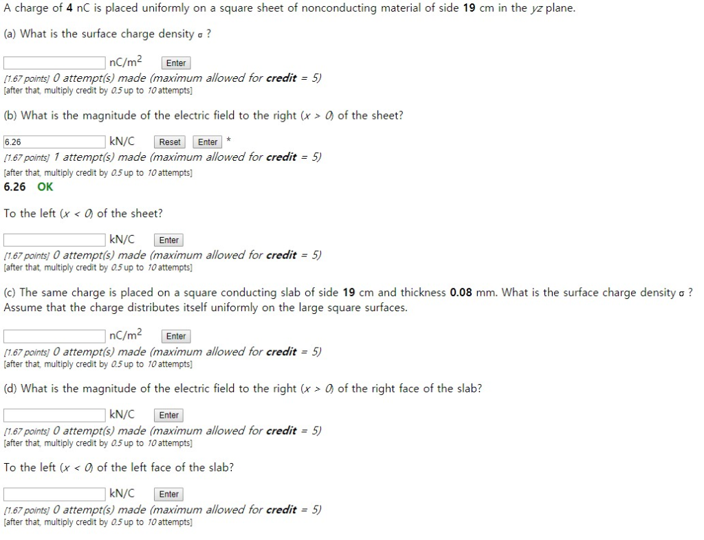 Solved A charge of 4 nC is placed uniformly on a square | Chegg.com