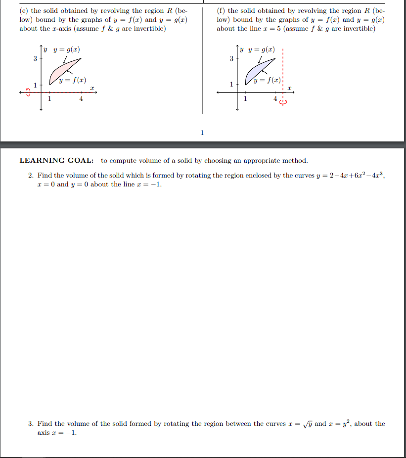 Solved Please help me solve (e), (f), (2) and (3), and | Chegg.com