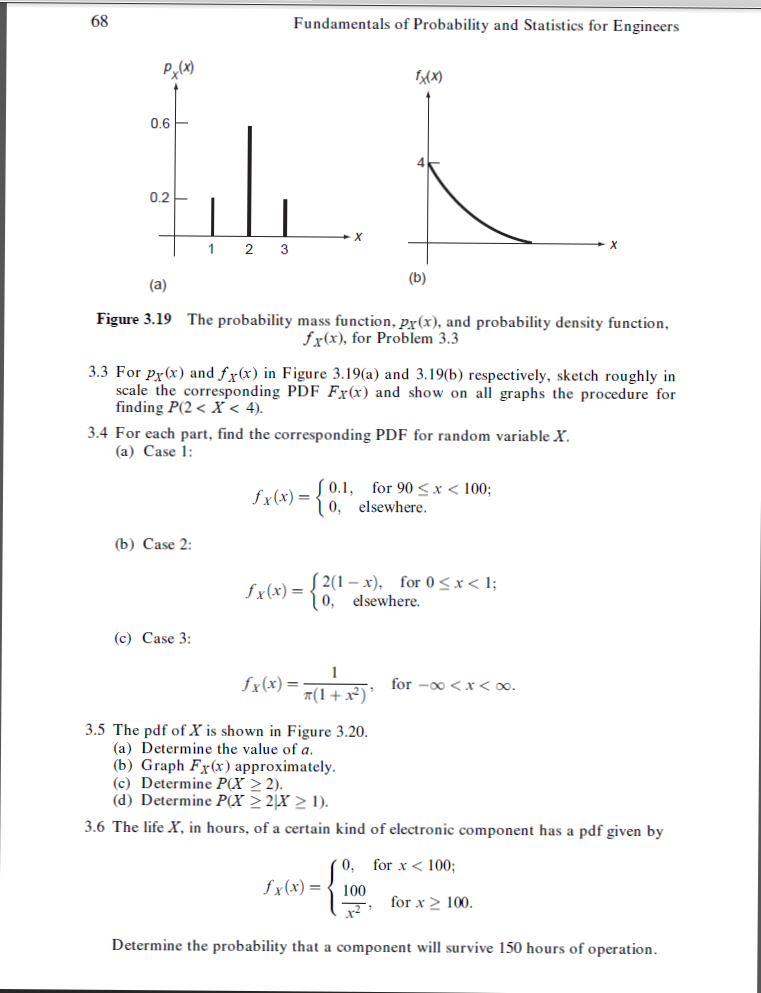 Solved 68 Fundamentals of Probability and Statistics for | Chegg.com