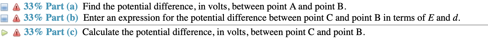 Solved (14\%) Problem 7: Consider a uniform electric field E | Chegg.com