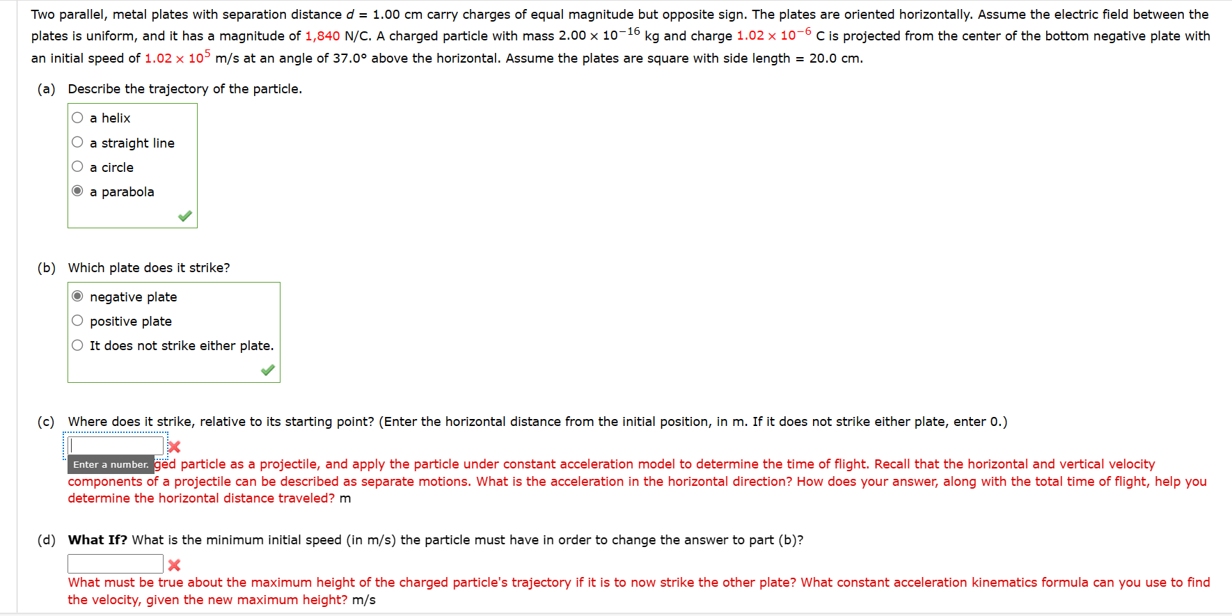 Solved an initial speed of 1.02×105ms ﻿at an angle of 37.0° | Chegg.com
