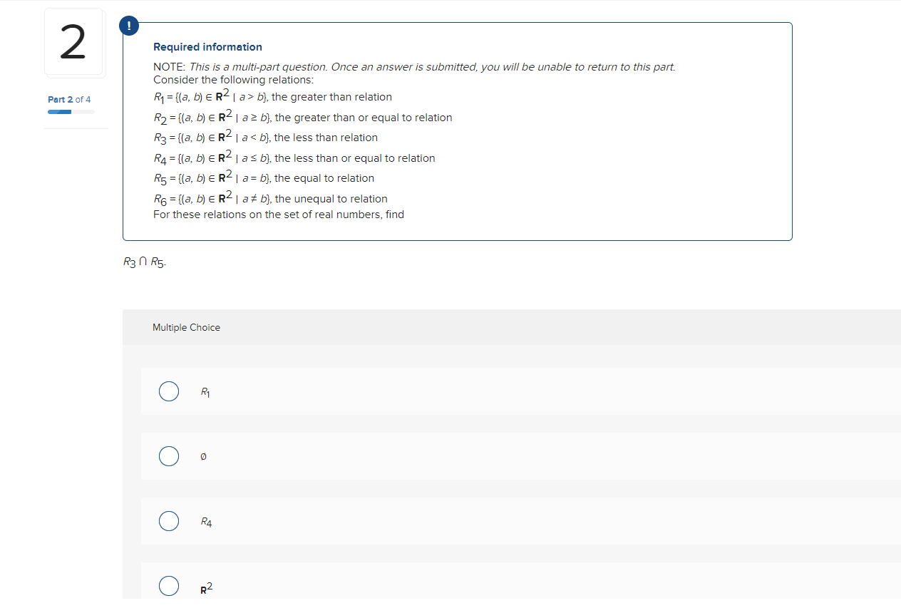 Solved Required information NOTE: This is a multi-part | Chegg.com