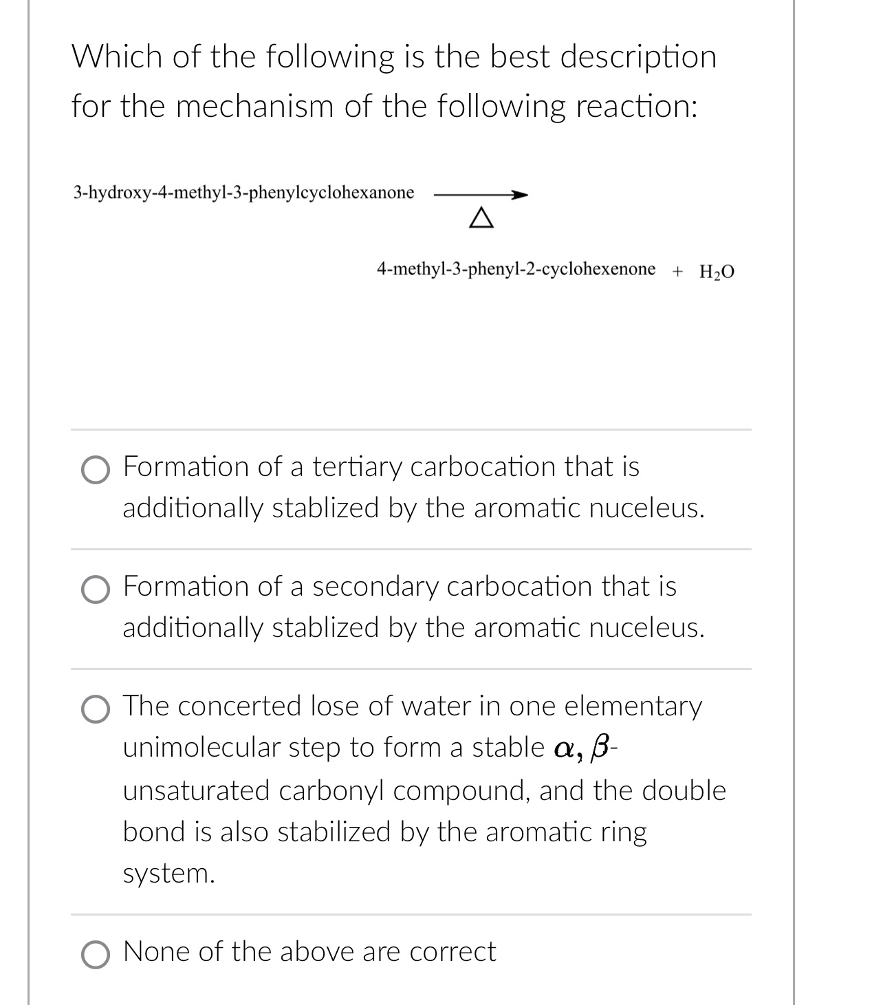 Solved Which of the following is the best description for | Chegg.com