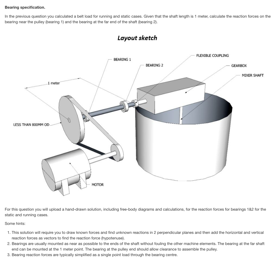 Static hub load, Ws, 8200N Dynamic hub load Wr, | Chegg.com