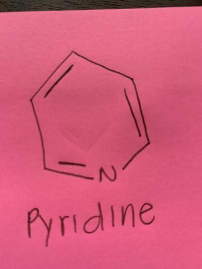 Solved = -N Pyridine | Chegg.com