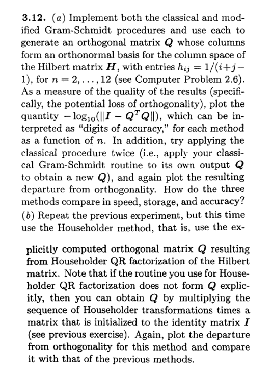 Solved Implement both the classical and modified | Chegg.com