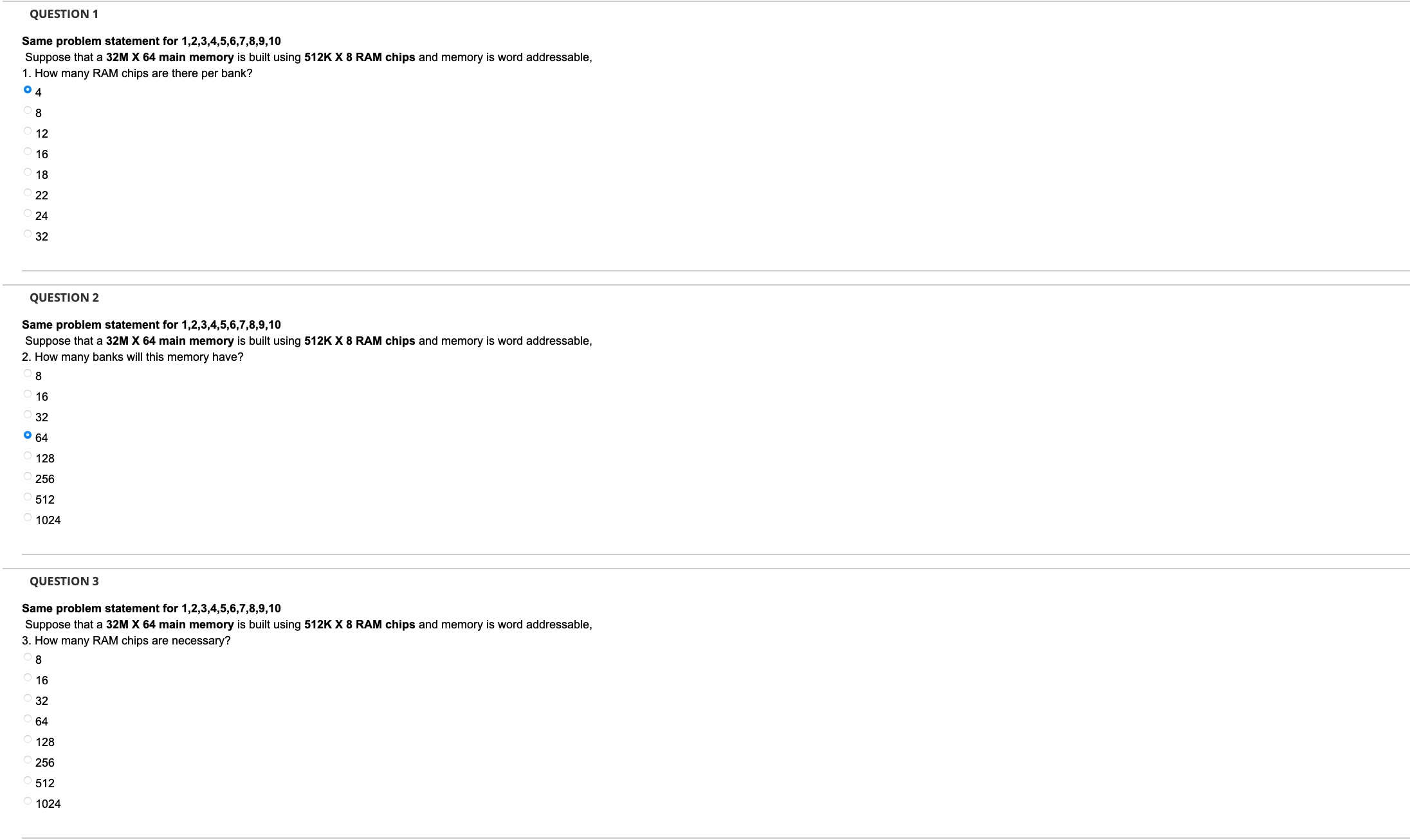 Solved QUESTION 1Same problem statement for | Chegg.com