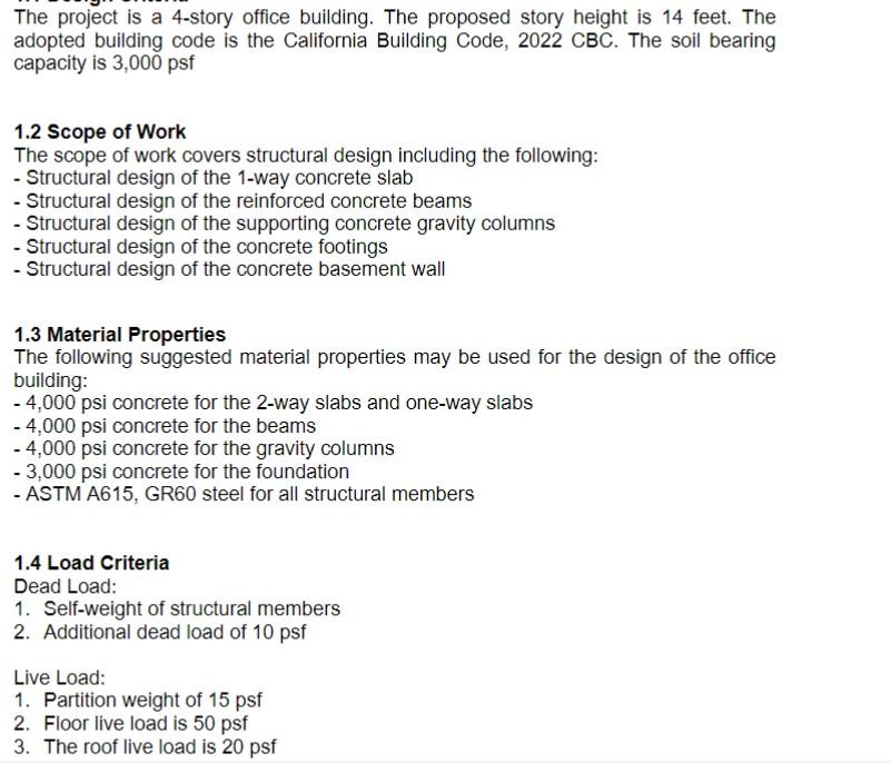 Solved For the course project as presented in the Project | Chegg.com